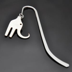 Elephant Bookmark Made From Vintage Cocktail Fork Silverware - Etsy