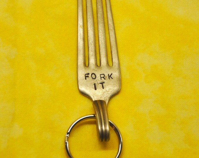FORK IT Keychain - Etsy