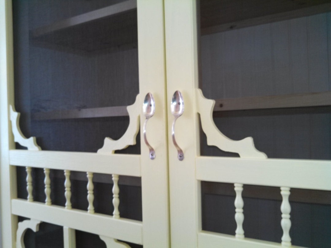 Tablespoon Door Pull Vintage Reclaimed Silverware Cabinet Hardware Art ...