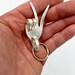 Fork Peace Sign Keychain - Etsy