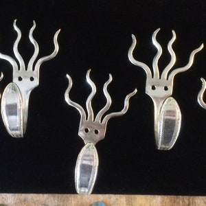 Funky Fork Hook Vintage Reclaimed Silverware - Etsy