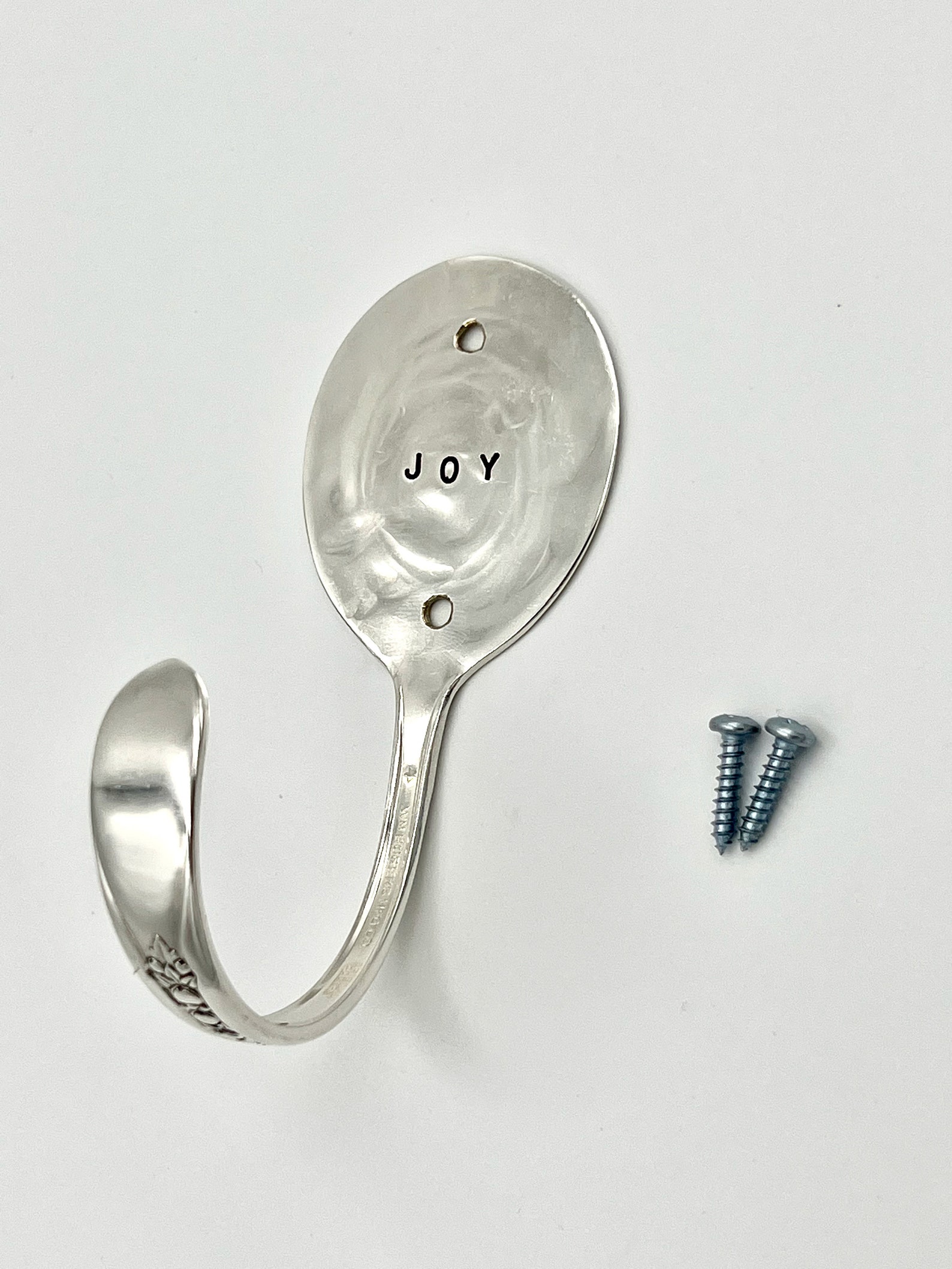 Personalized Spoon Hook Vintage Reclaimed Silverware Wall - Etsy