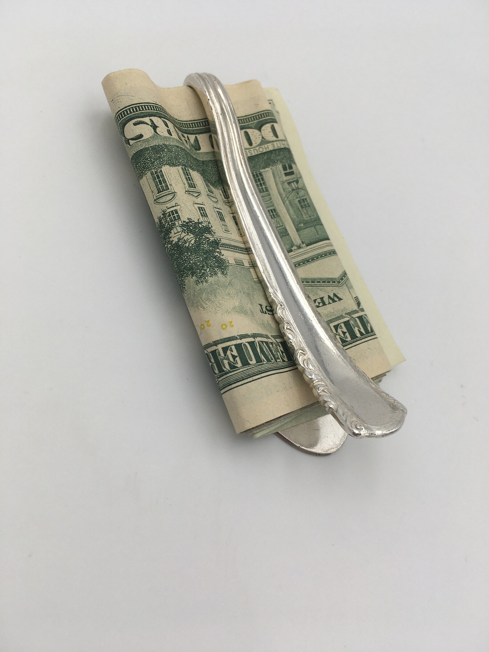 Personalized Spoon Money Clip Vintage Reclaimed Silverware - Etsy