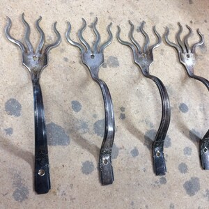 10 Funky Fork Door Pulls Vintage Reclaimed Silverware - Etsy