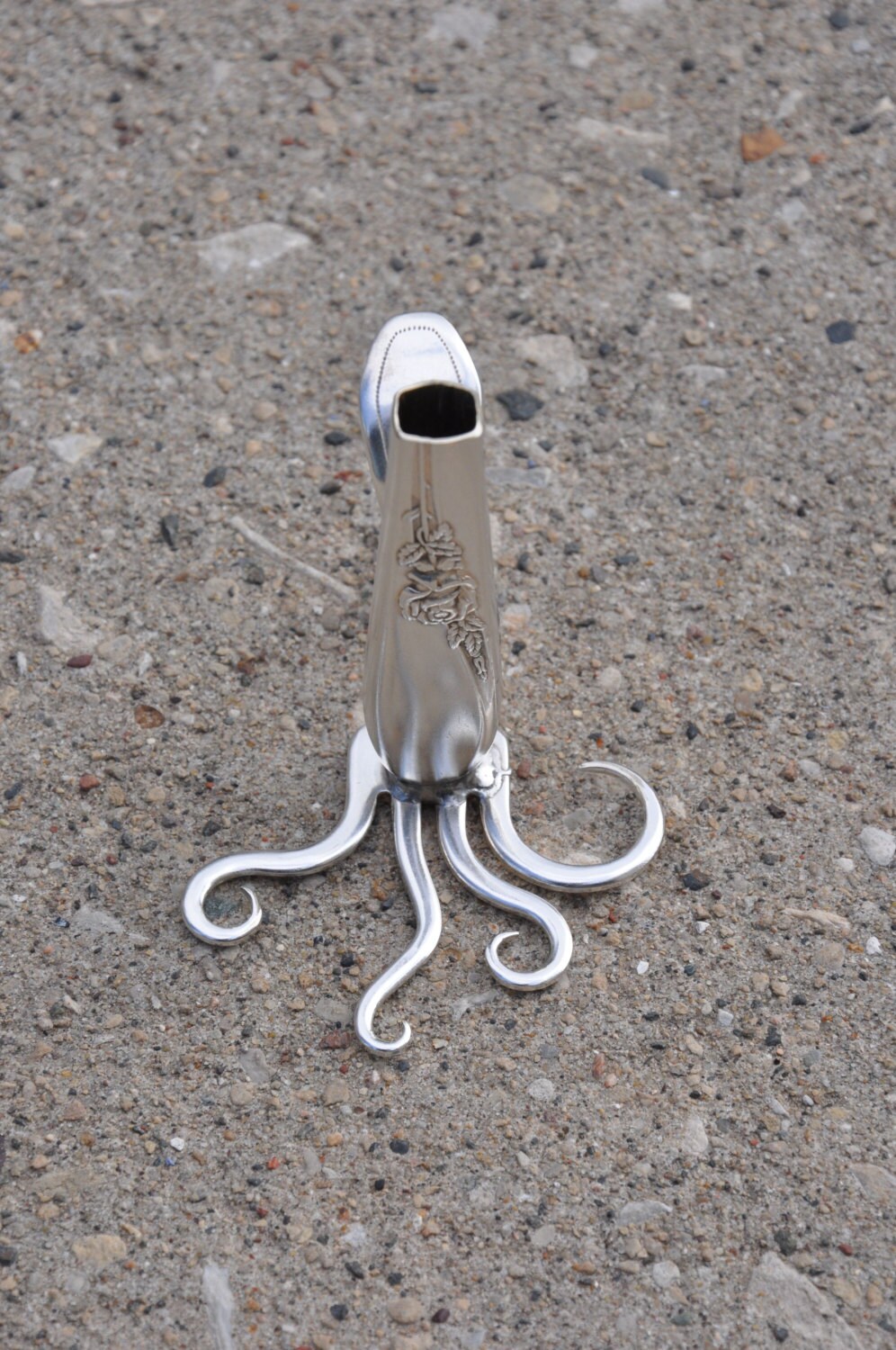 Funky Fork Bud Vase Vintage Reclaimed Silverware | Etsy