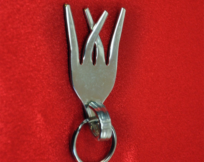 WEST SIDE Fork Keychain - Etsy