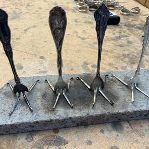 Fork Display for Plates Pictures or Cards Photo Easel - Etsy