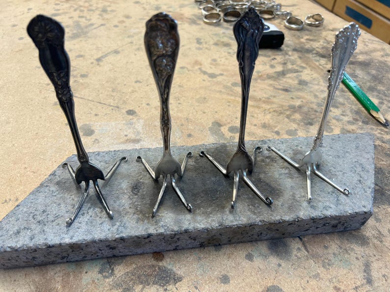 Fork Display for Plates Pictures or Cards Photo Easel - Etsy