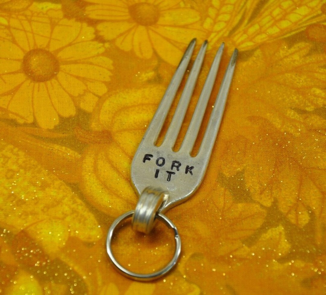 FORK IT Keychain - Etsy