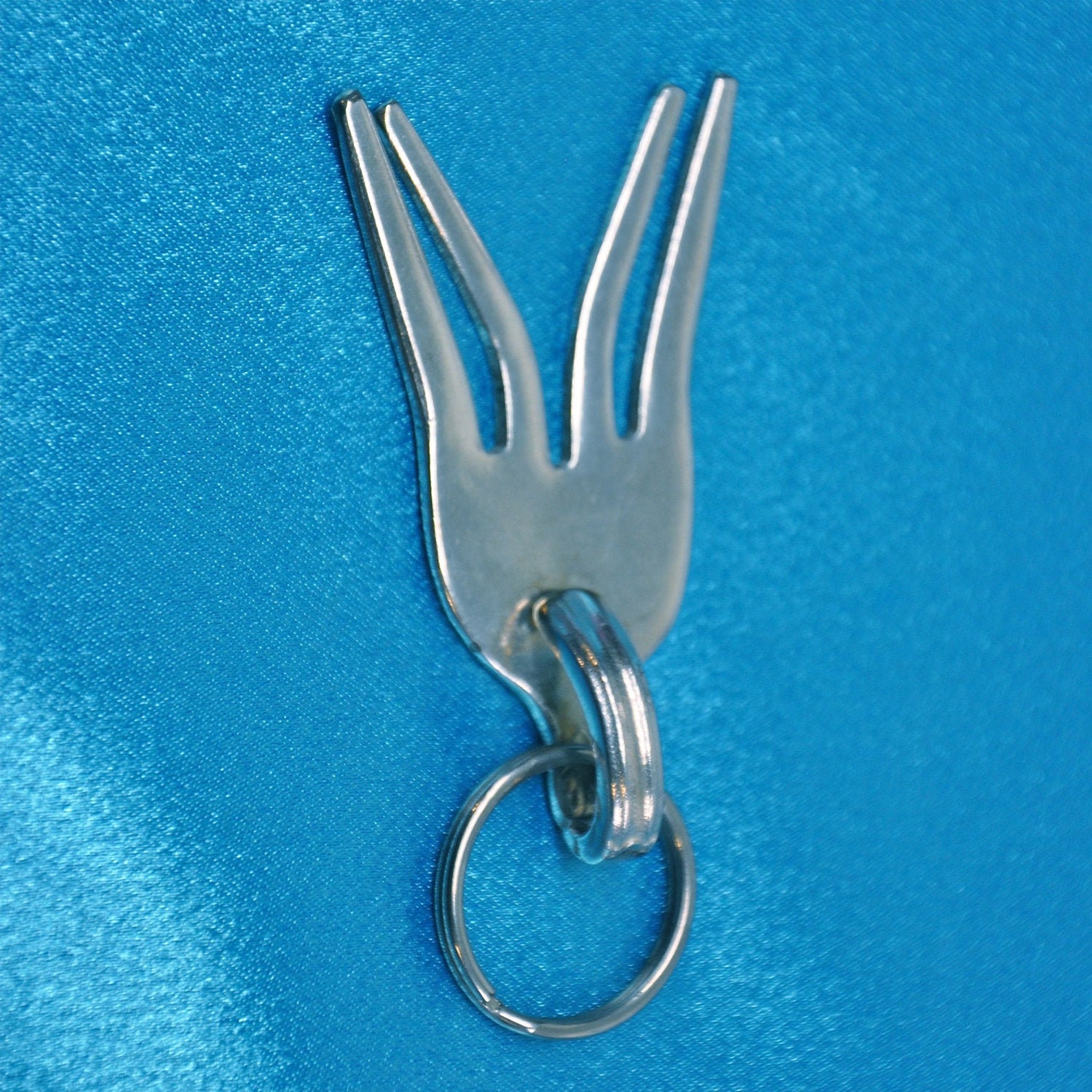 Fork Live Long and Prosper Keychain - Etsy