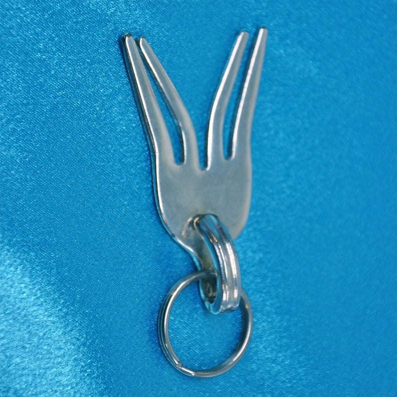 Fork Live Long and Prosper Keychain - Etsy