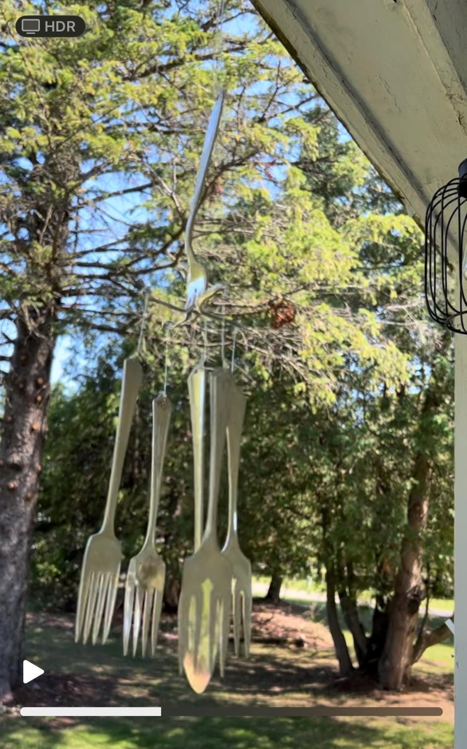 Beautiful Fork and Spoon Wind Chime Made With Antique Silverware - Etsy