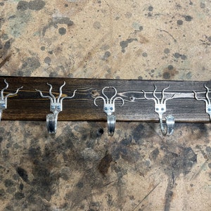 5 Funky Forks Coat Rack Recycled Vintage Silverware Functional Art in ...