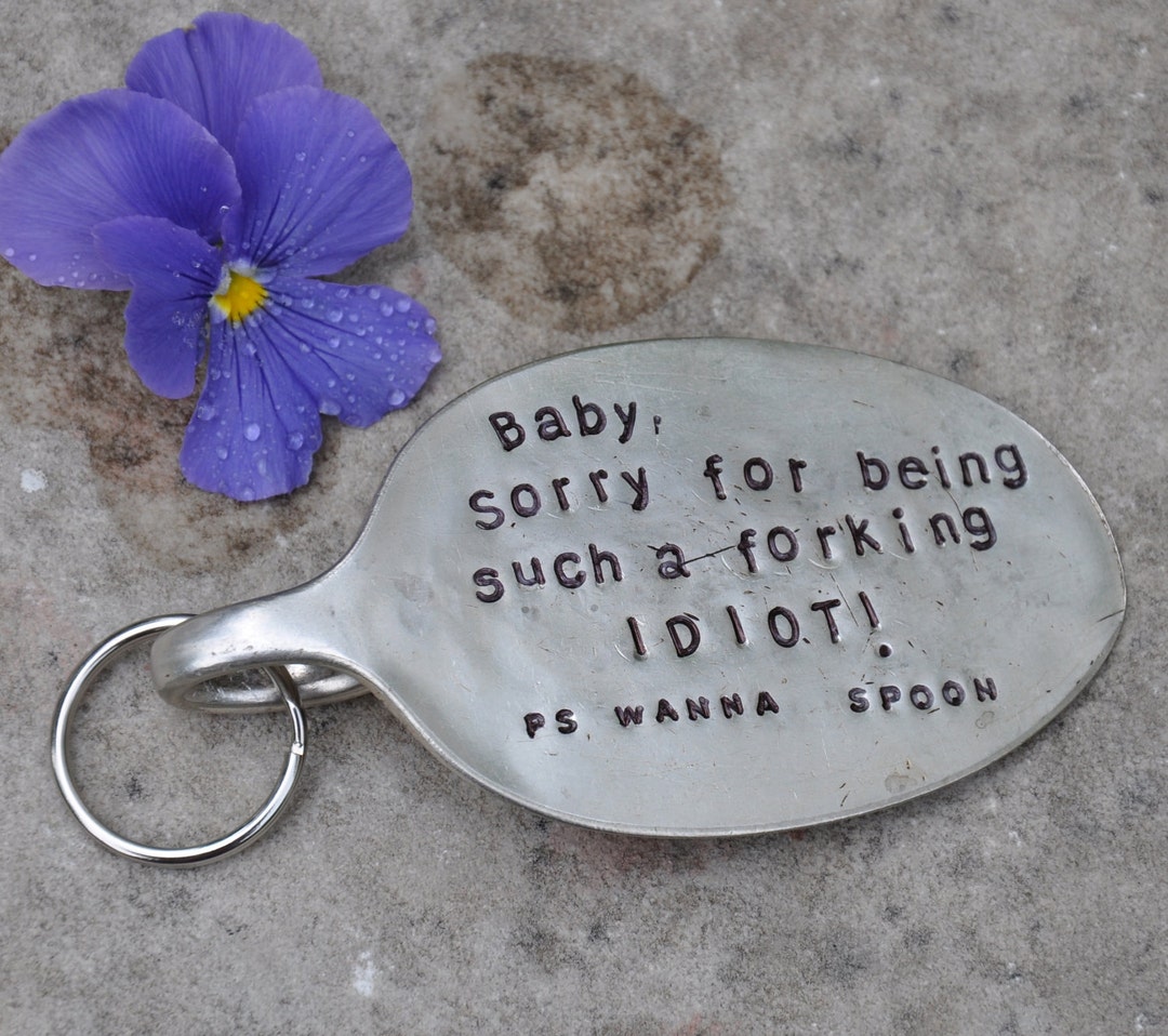 Sorry Baby Spoon Key Chain - Etsy