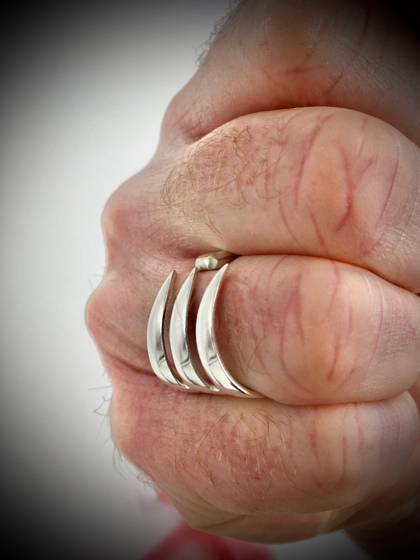 Cocktail Fork Ring - Etsy