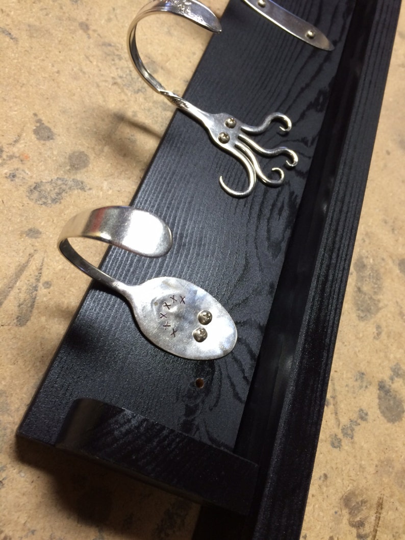 Funky Forks Knife Peace and Spoon Man Vintage Silverware Hooks - Etsy