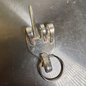 Fork U Silverware Keychain Keyfob Gag Gift Reclaimed Funny Flatware ...