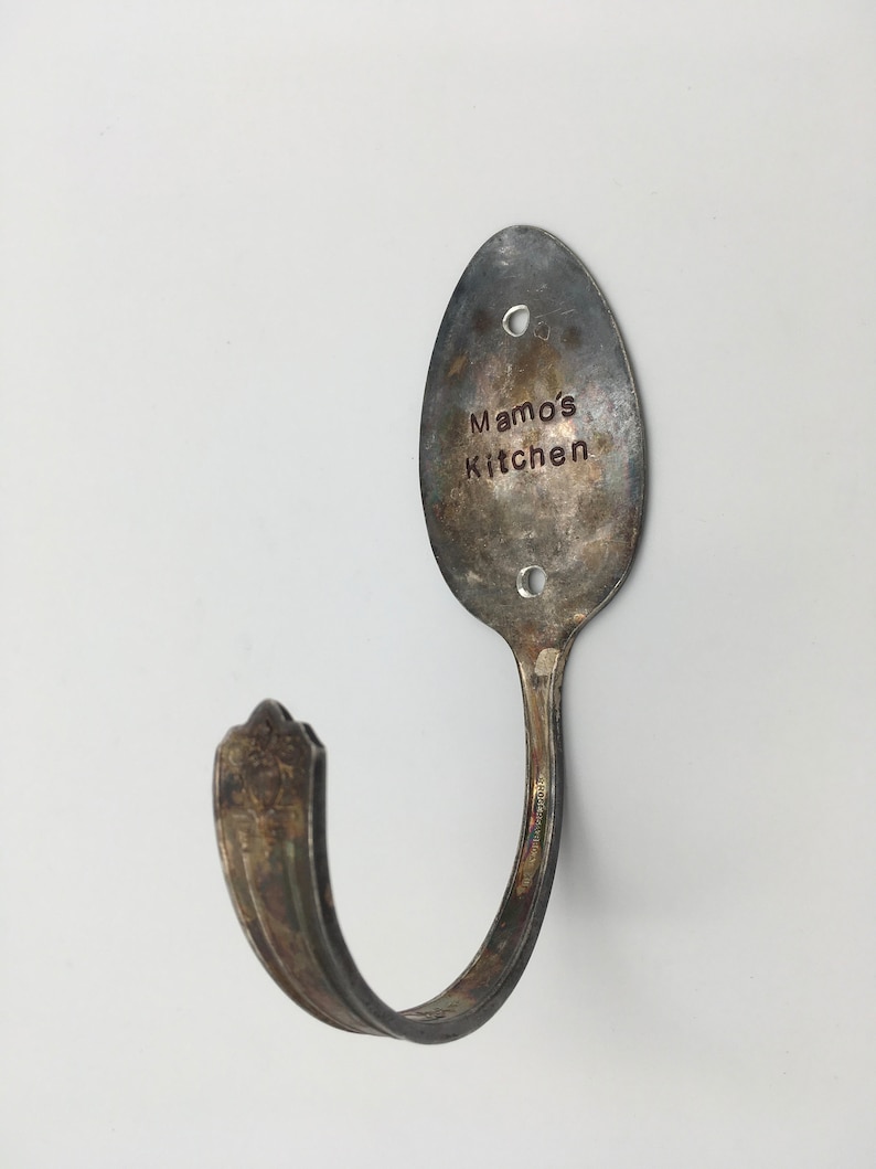 Personalized Spoon Hook Vintage Flatware for Rack - Etsy