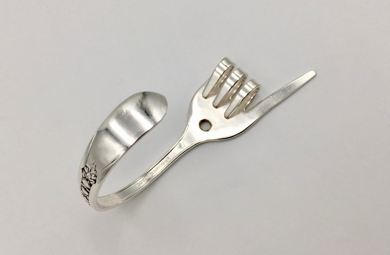 Love Fork Hook ASL Wall Hanging Mounted Silver Flatware | Etsy