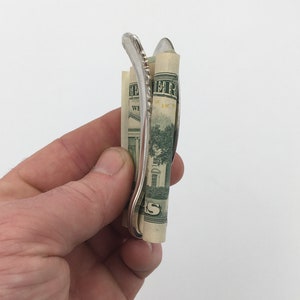 Personalized Spoon Money Clip Vintage Reclaimed Silverware - Etsy