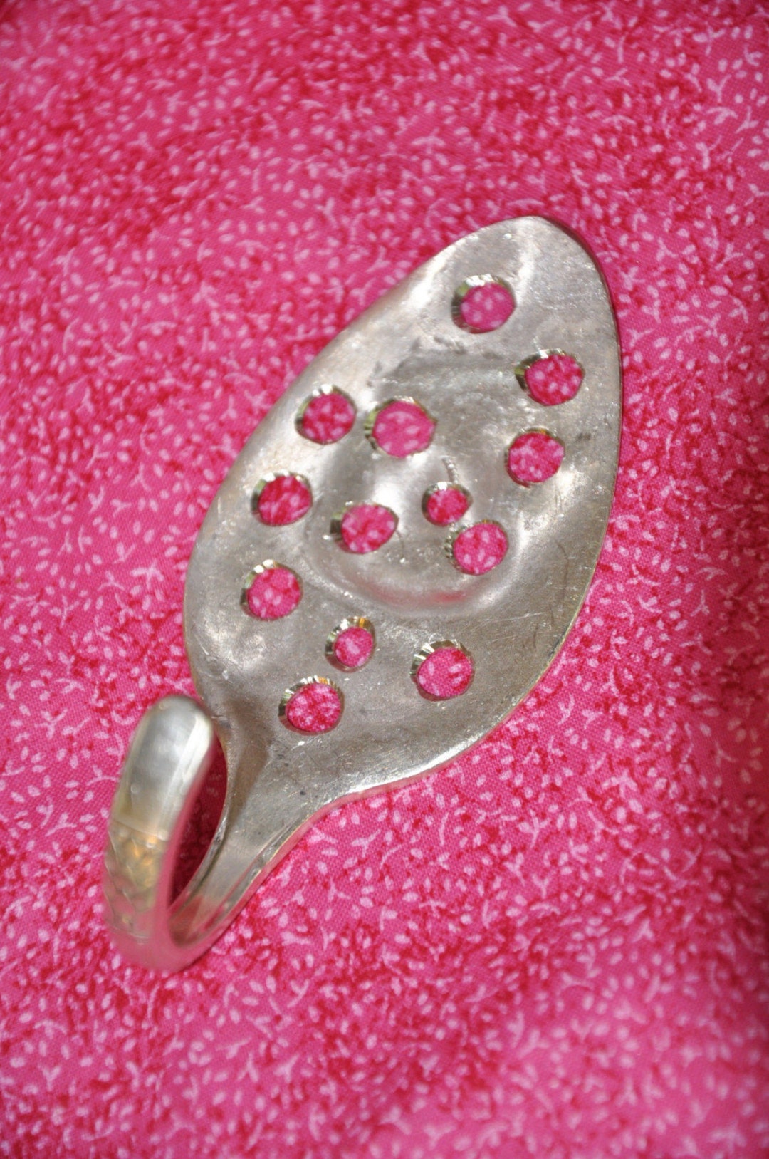 Spoon Hook With Holes All Over Vintage Reclaimed Silverware - Etsy