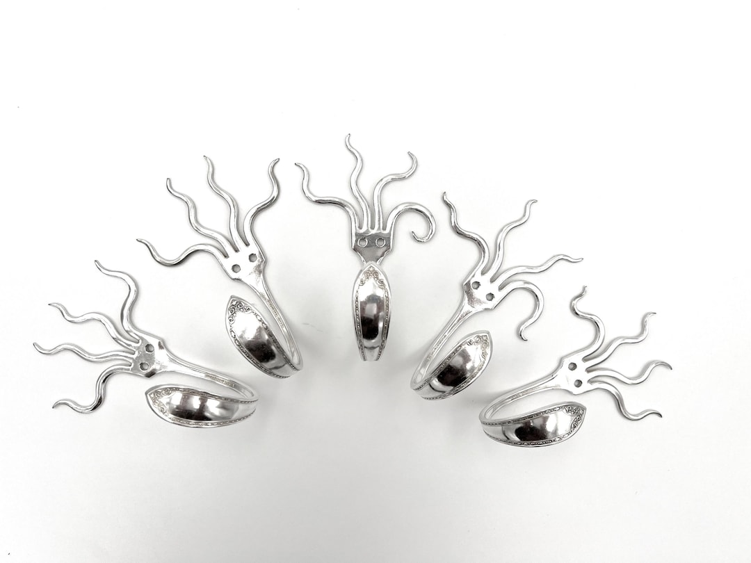 Funky Fork Hook Vintage Reclaimed Silverware - Etsy