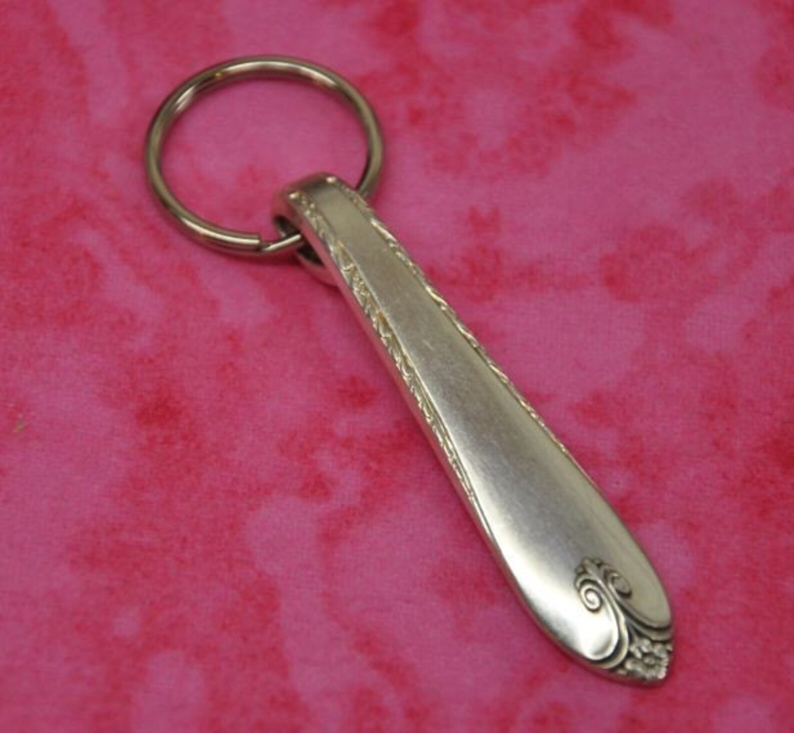 Exquisite Silver Spoon Keychain Key Fob Vintage Reclaimed Silverware - Etsy