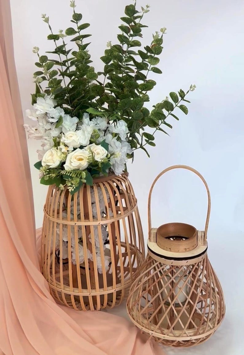 Rattan Hanging Lantern Design for Events Centrepieces Home Decor ...