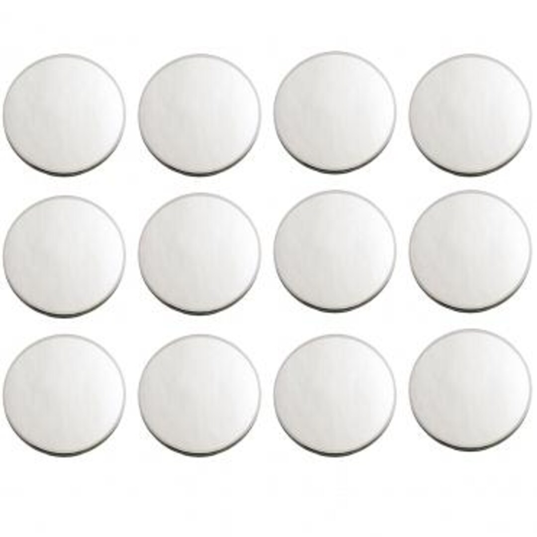 Round Mirror Plates Sets Various Sizes for Events Parties Weddings ...
