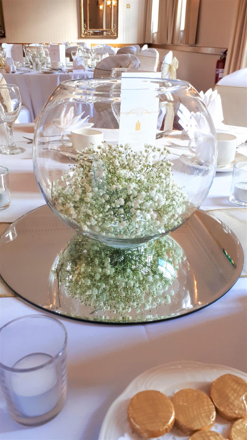 Mirror Plates Round or Square in Various Sizes for Dining Weddings ...