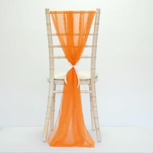 Georgette Chiffon Vertical Drapes Various Colours for Weddings Parties ...