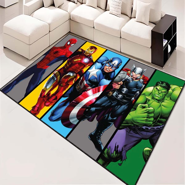 Avengers Rug - Etsy