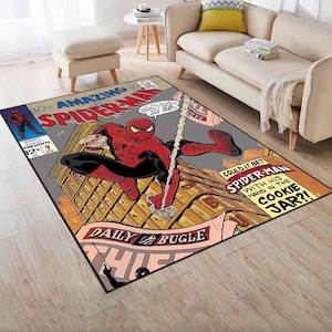 Amazing Spider Man Rug, Spiderman Rug, Avenger Rug, Super Hero Rug ...