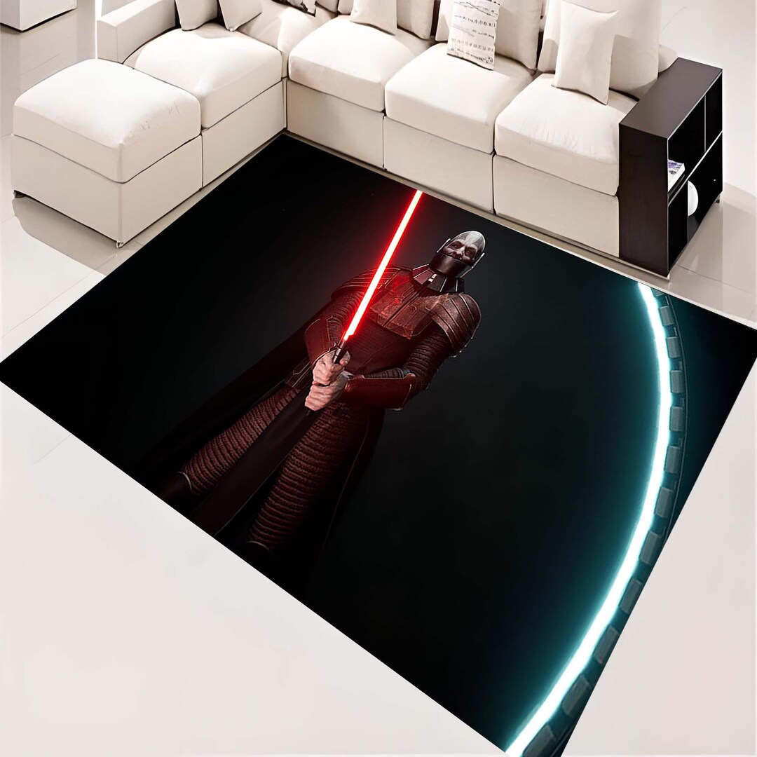 Star Wars Themed Digital Rug, Custom Galaxy Area Rug, Sci-fi Space ...