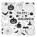 5 Cute Halloween Coloring Pages - Etsy