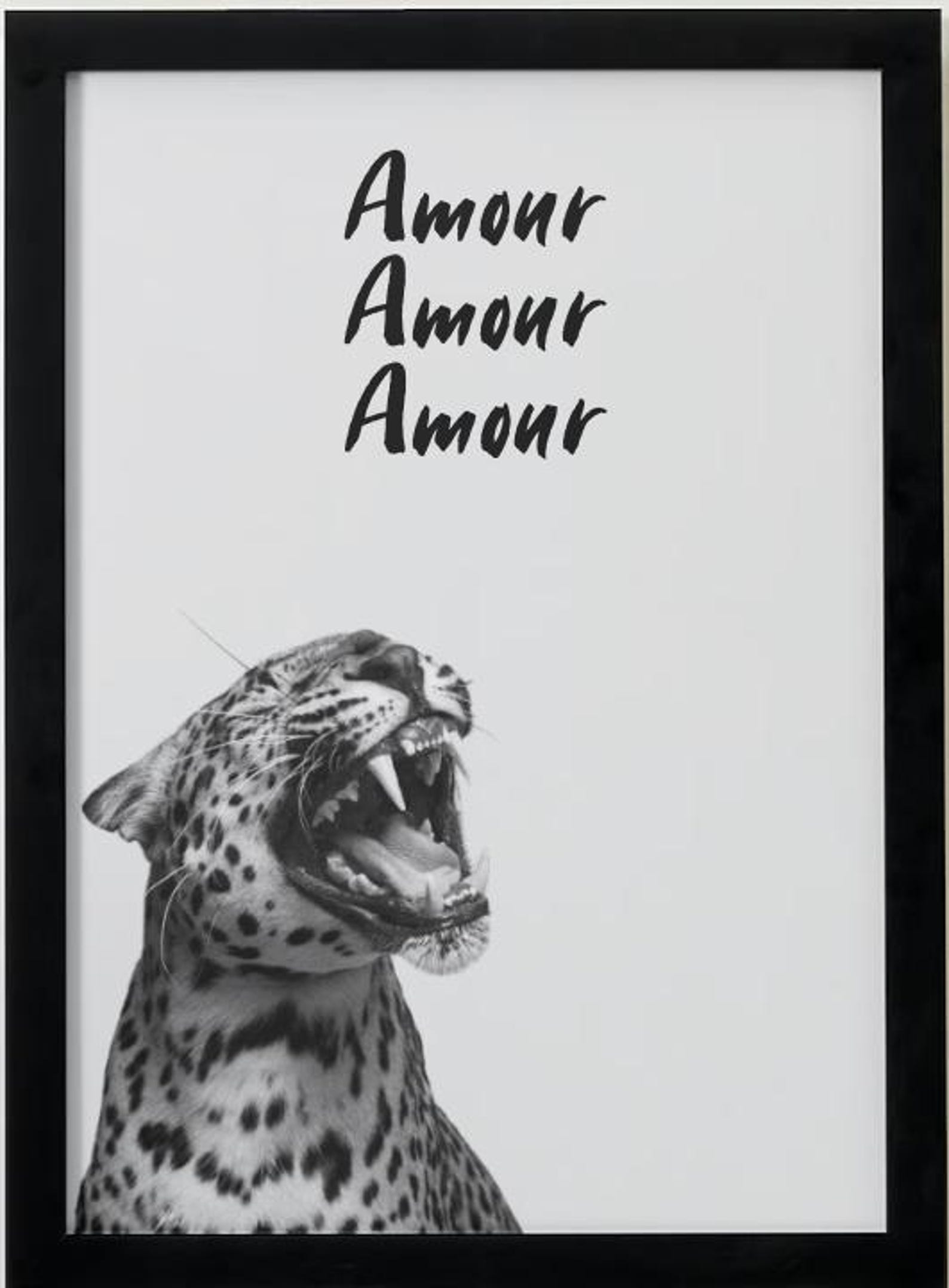 Amour Panthère Poster - Etsy