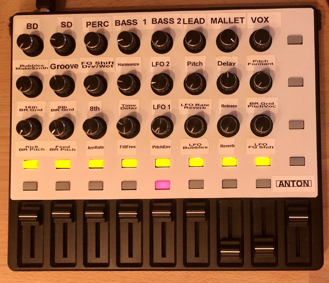 Akai Midi Mix Layer (overlay for Labelling Your Knobs and Keys) - Etsy