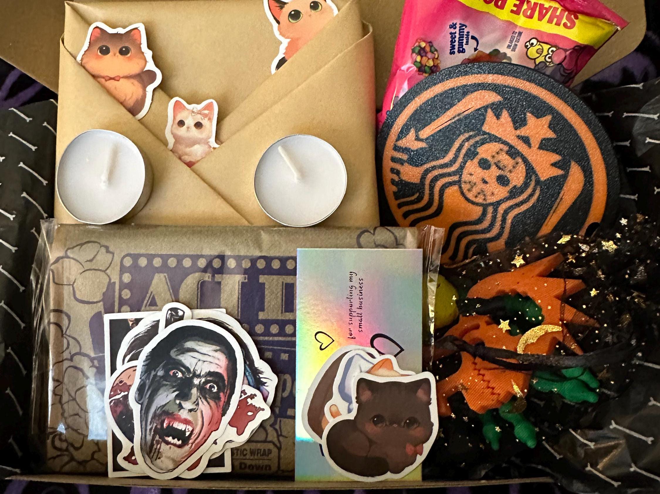 Horror Movie Night Box - Blind DVD or Blu-ray and Assorted Goodies to ...