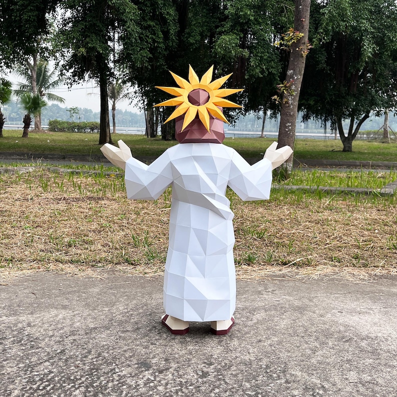 Resurrected Jesus Papercraft SVG, Studio, PDF Template for Cricut ...