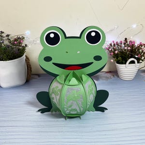 DIY Frog Lantern SVG – Paper Lamp for Cricut, Silhouette (PDF) - Etsy