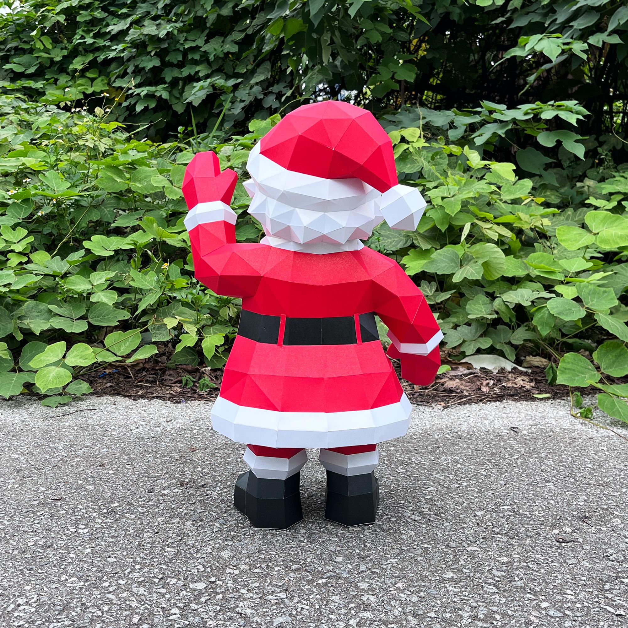 Mrs Claus Papercraft Template, 3D Christmas Decoration (PDF, SVG) - Etsy UK
