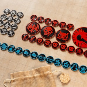 Universal Dnd Token Set for Dms and Players - Classes, Monsters, Npcs ...