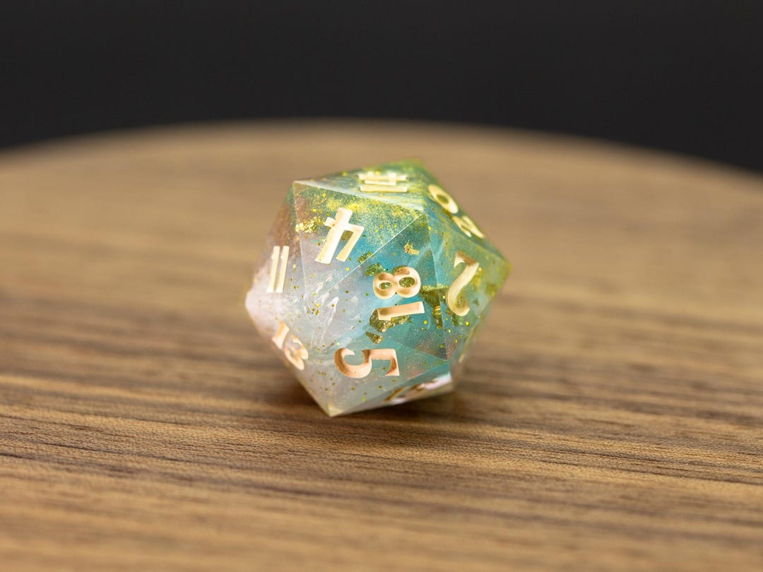 Handmade D20 Dice - for D&D, Pathfinder, Roleplaying, Dms, Players ...