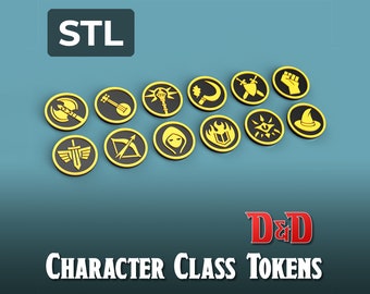 Dnd Monster Token Set of 30 3D Printable STL Download for 5E D&D ...