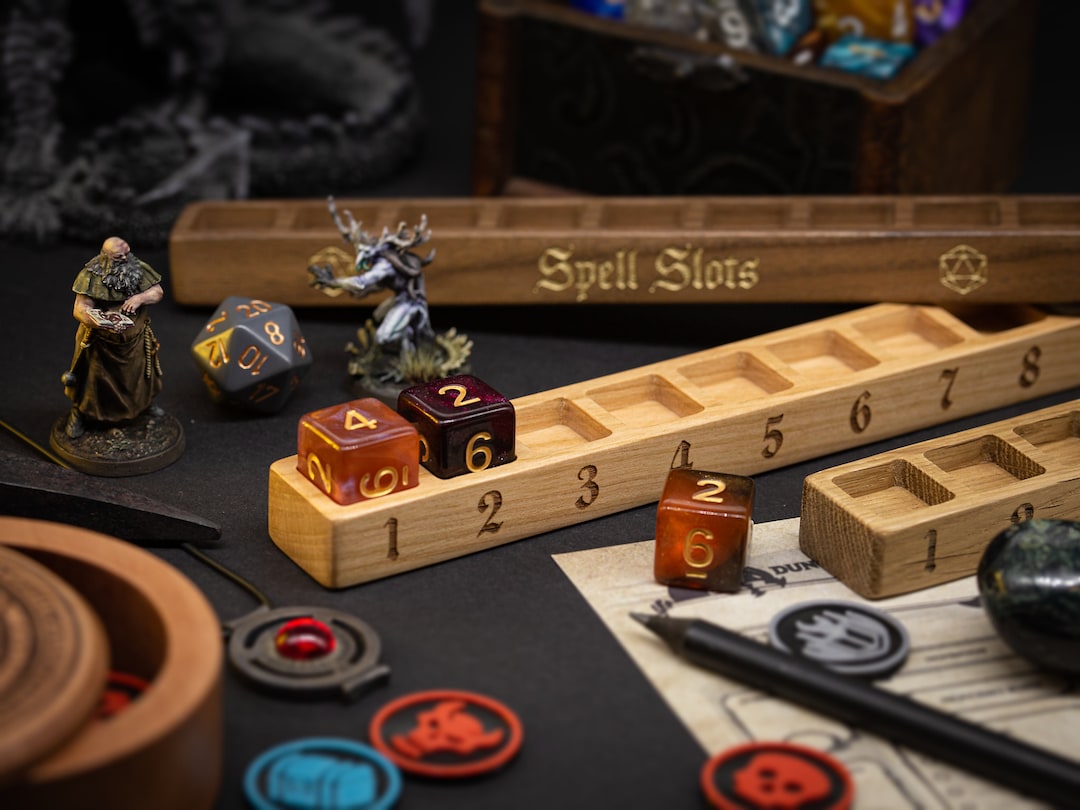 Handmade Dnd Spell Slot Tracker for D&D 5E - Etsy