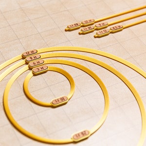 Dnd Spell Templates - Area of Effect Markers With Hardwood Inlay for ...