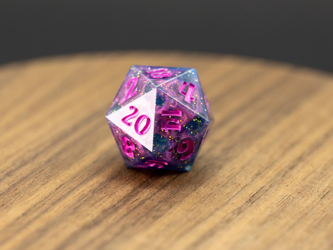 Handmade D20 Dice - for D&D, Pathfinder, Roleplaying, Dms, Players ...