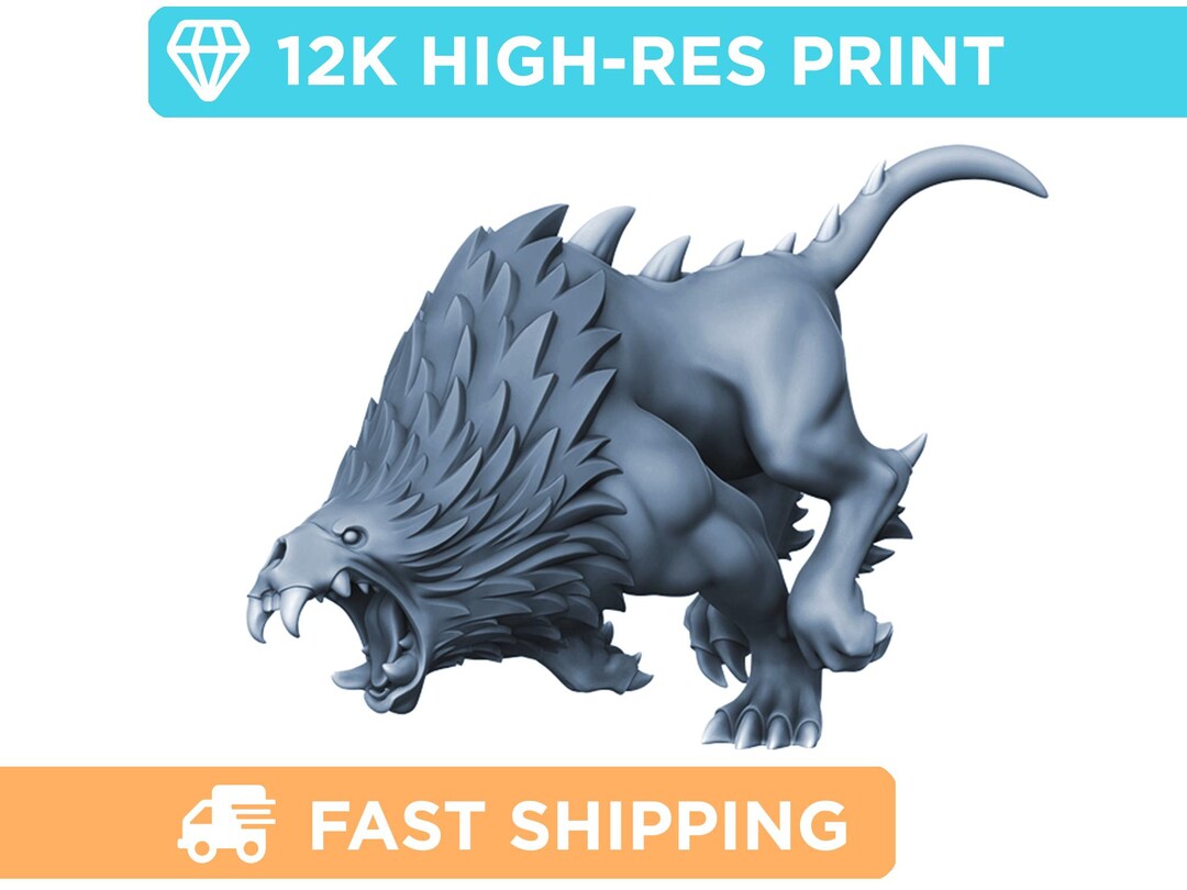 Warhound 2 Hound of War Dnd Mini Role Playing Miniature D&D Pathfinder ...