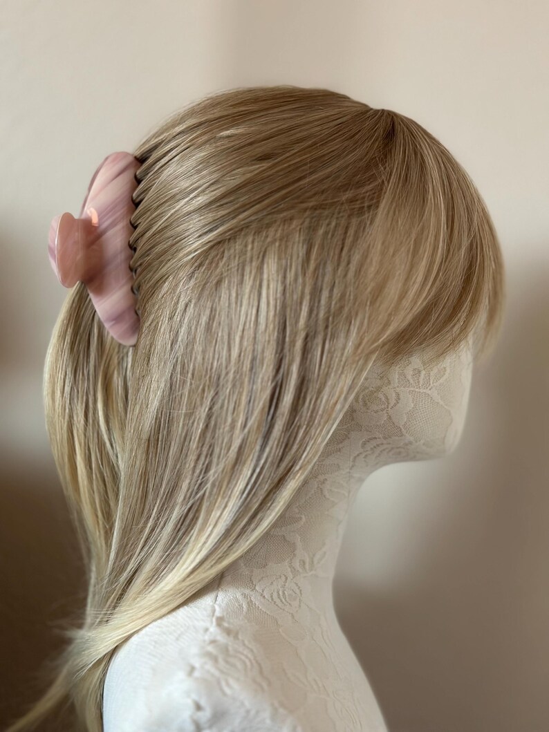 Paris Walk: Pink Acetate Hair Claw Clip - Etsy