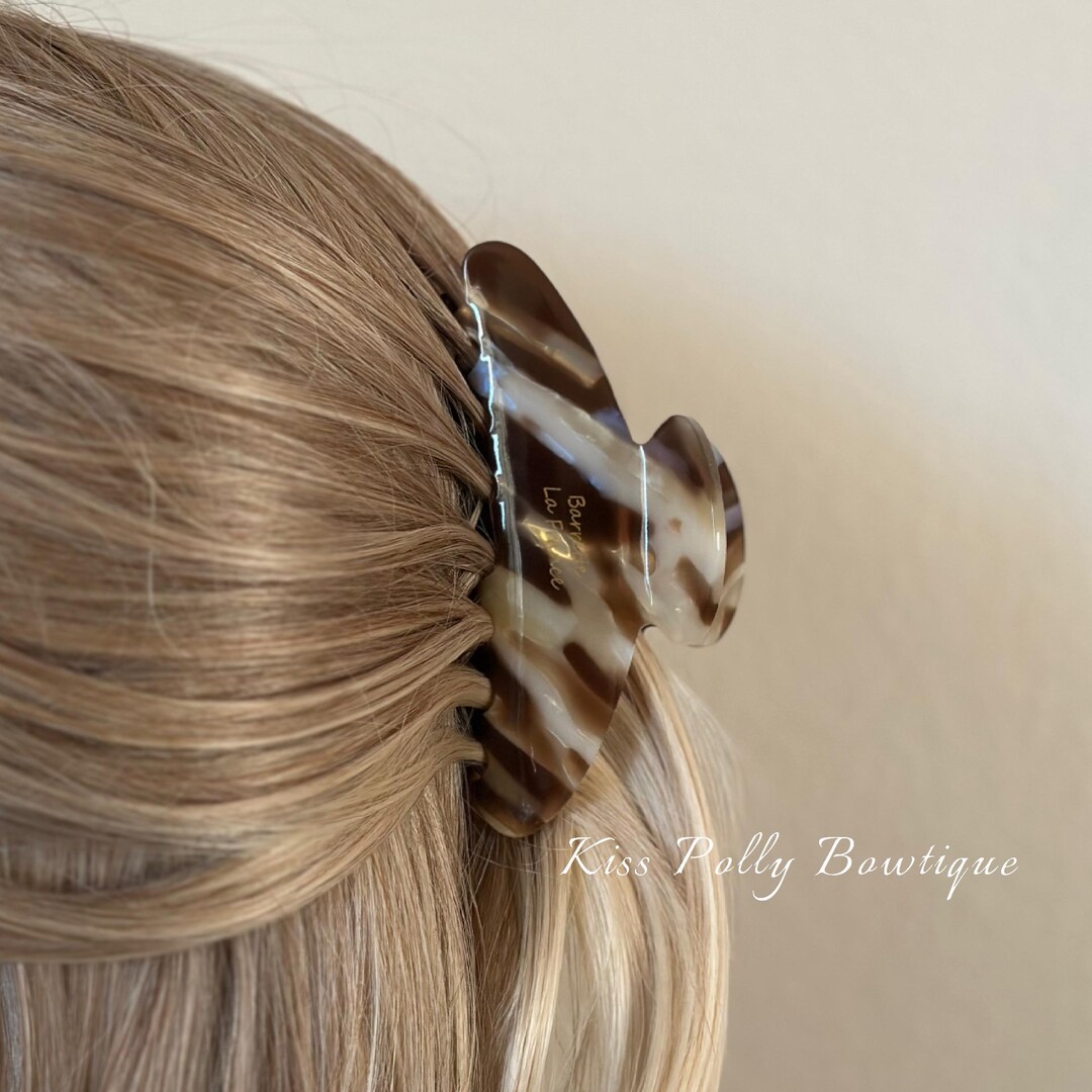 Paris Walk: Brown Acetate Hair Claw Clip - Etsy